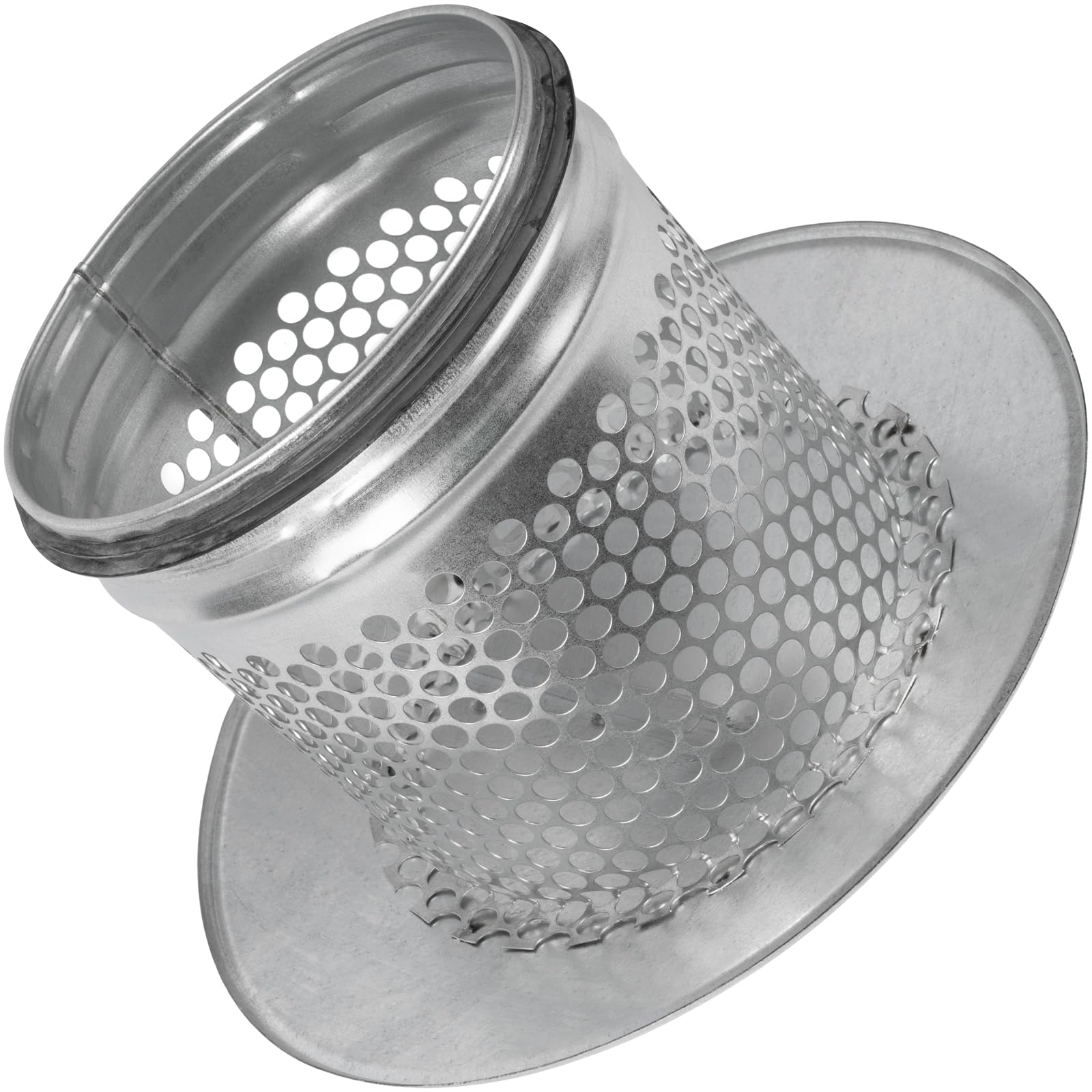 Vent Systems 6" Inch Round Chimney Cap Galvanized Steel for All Weather Conditions Top Round Exhaust Cap with Rubber for Perfect Insulation Roof Vent Cap Vent Cover 6 Inch 150 mm