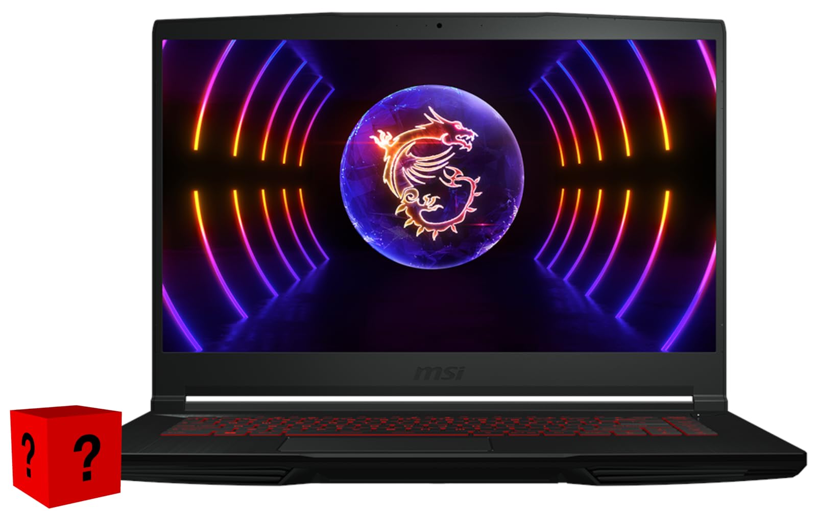 XOTICPC MSI Thin GF63 12VE Gaming Laptop (i5-12450H, 64GB RAM, 1TB NVMe SSD, RTX 4050 6GB, 15.6" FHD 144Hz, Windows 11) 2023 Gamer Notebook Computer