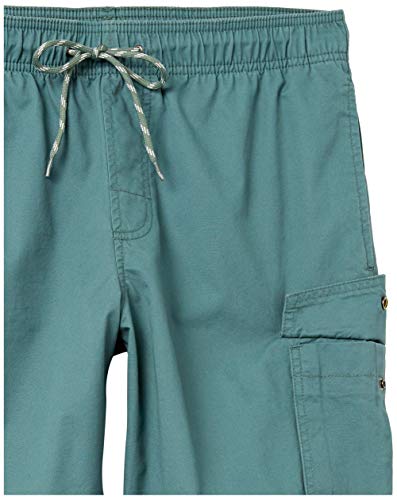 Amazon Essentials Men's 9" Elastic Waist Cargo Short, Sage Green, Large