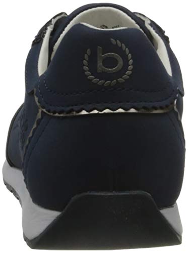 bugatti Women's 431A2U015459 Sneaker, Dark Blue Dark Grey, 4 Big Kid