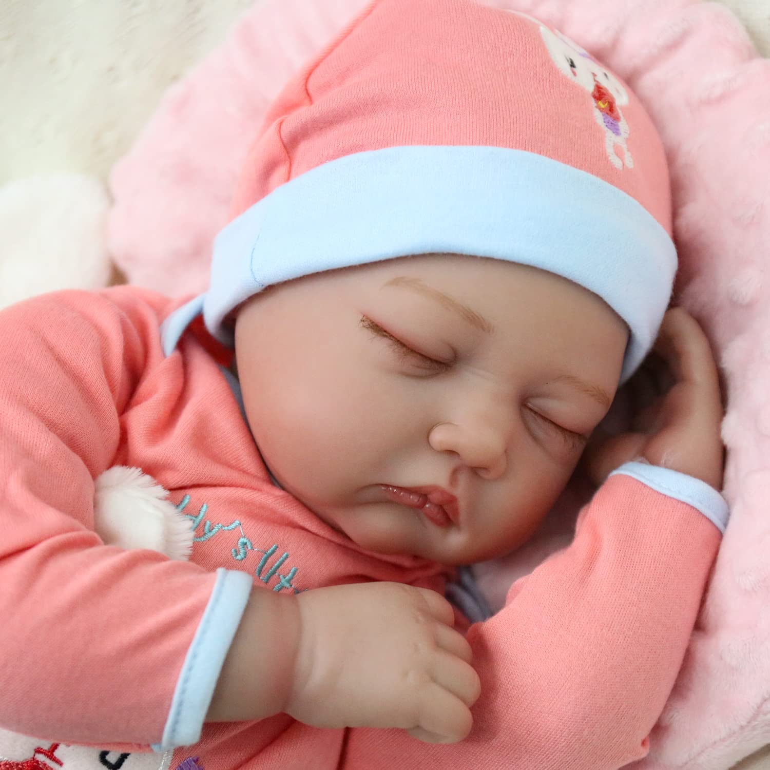 Kaydora Sleeping Reborn Baby Doll, 22 inch Lifelike Newborn Baby Girl