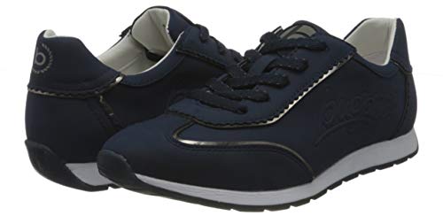 bugatti Women's 431A2U015459 Sneaker, Dark Blue Dark Grey, 4 Big Kid