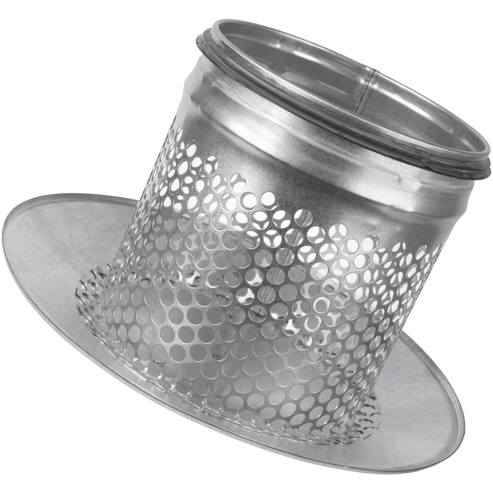 Vent Systems 6" Inch Round Chimney Cap Galvanized Steel for All Weather Conditions Top Round Exhaust Cap with Rubber for Perfect Insulation Roof Vent Cap Vent Cover 6 Inch 150 mm
