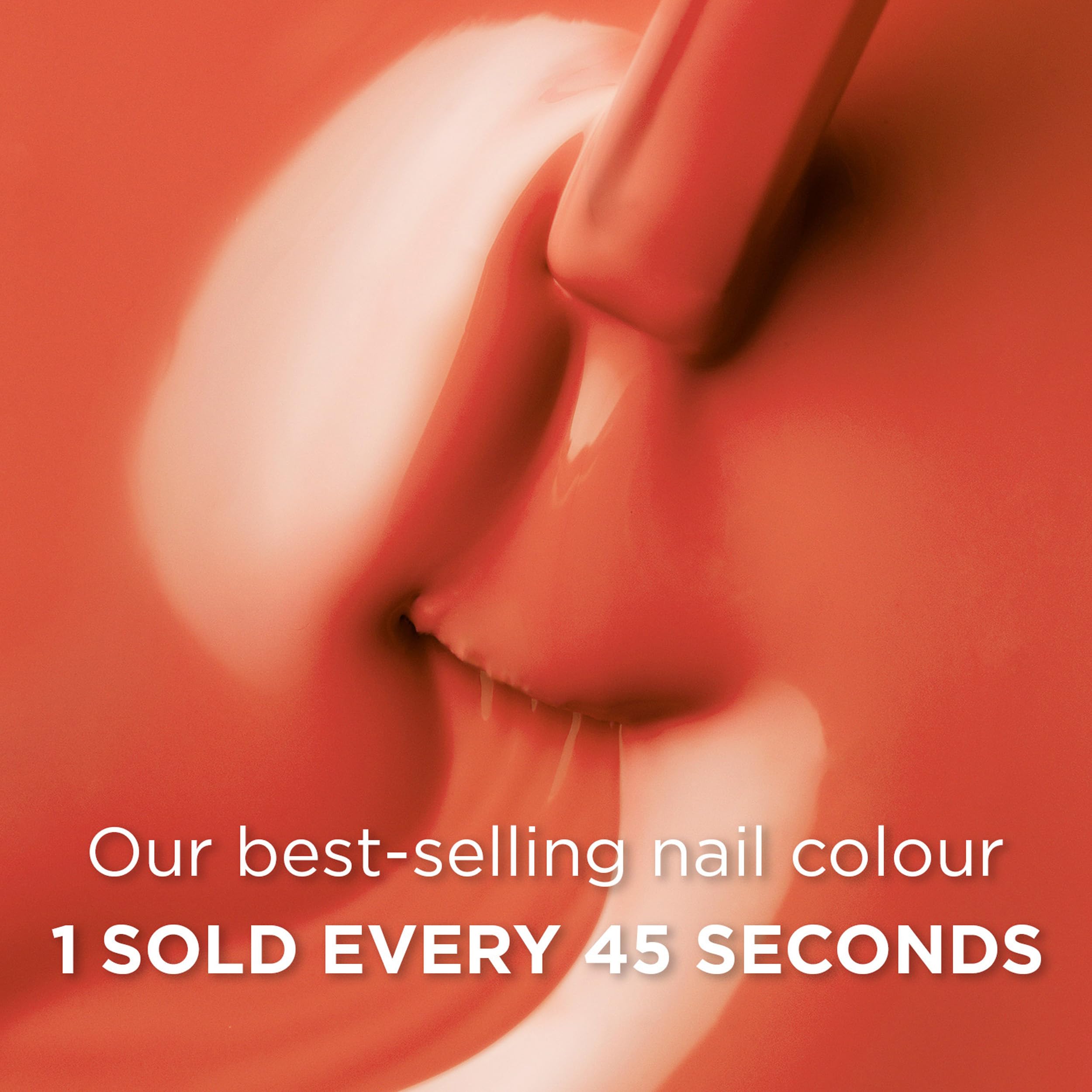 Sally Hansen Insta-Dri®, Powerslide, Quick Dry, Long Lasting, Streak-Free Shine, Black Glitter Nail Polish