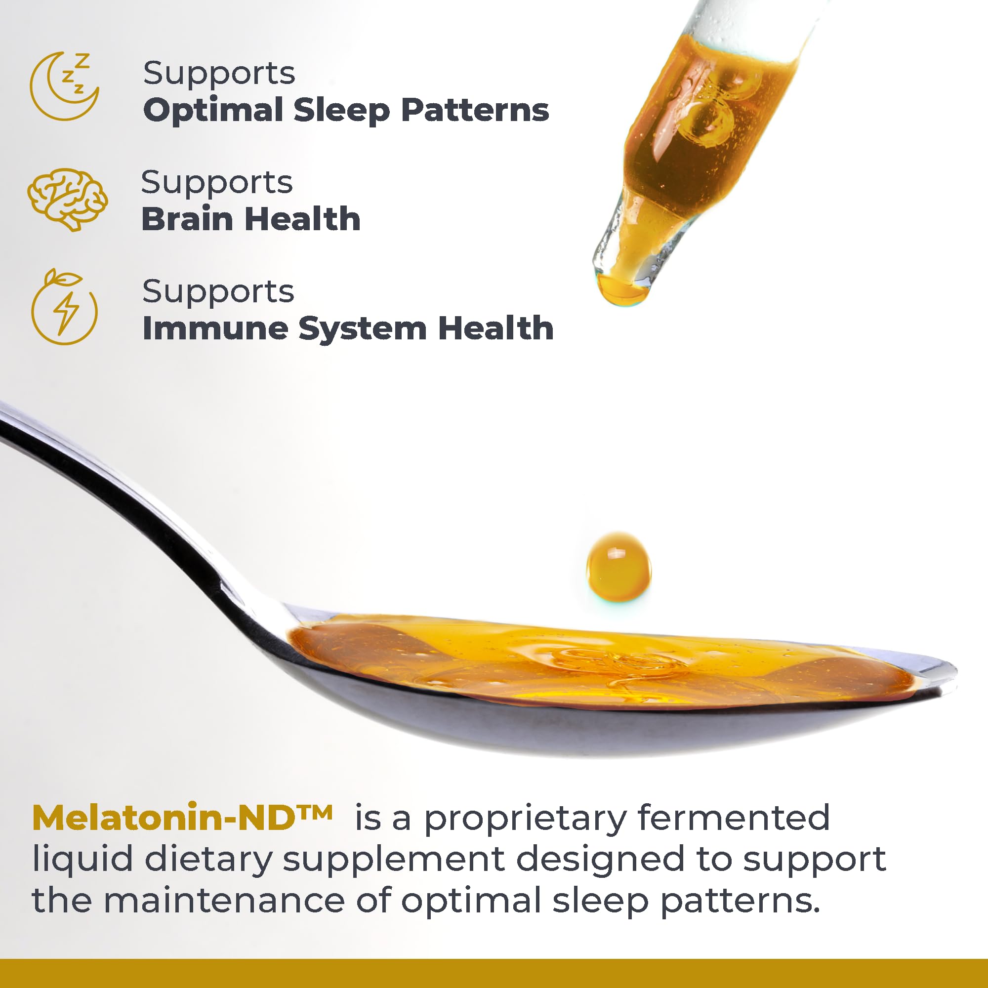 Premier Research Labs Melatonin-ND - Fermented Melatonin - Immunity Supplement - Probiotic-Cultured Melatonin - Liquid Melatonin - Pure Vegan - Organic Ingredients - 2 fl oz - 54 Servings