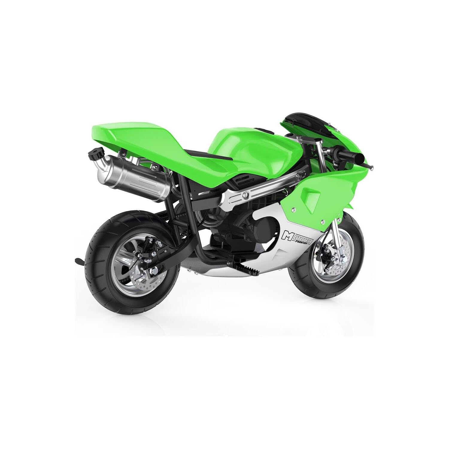 MotoTec Phantom Gas Pocket Bike 49cc 2-Stroke Green
