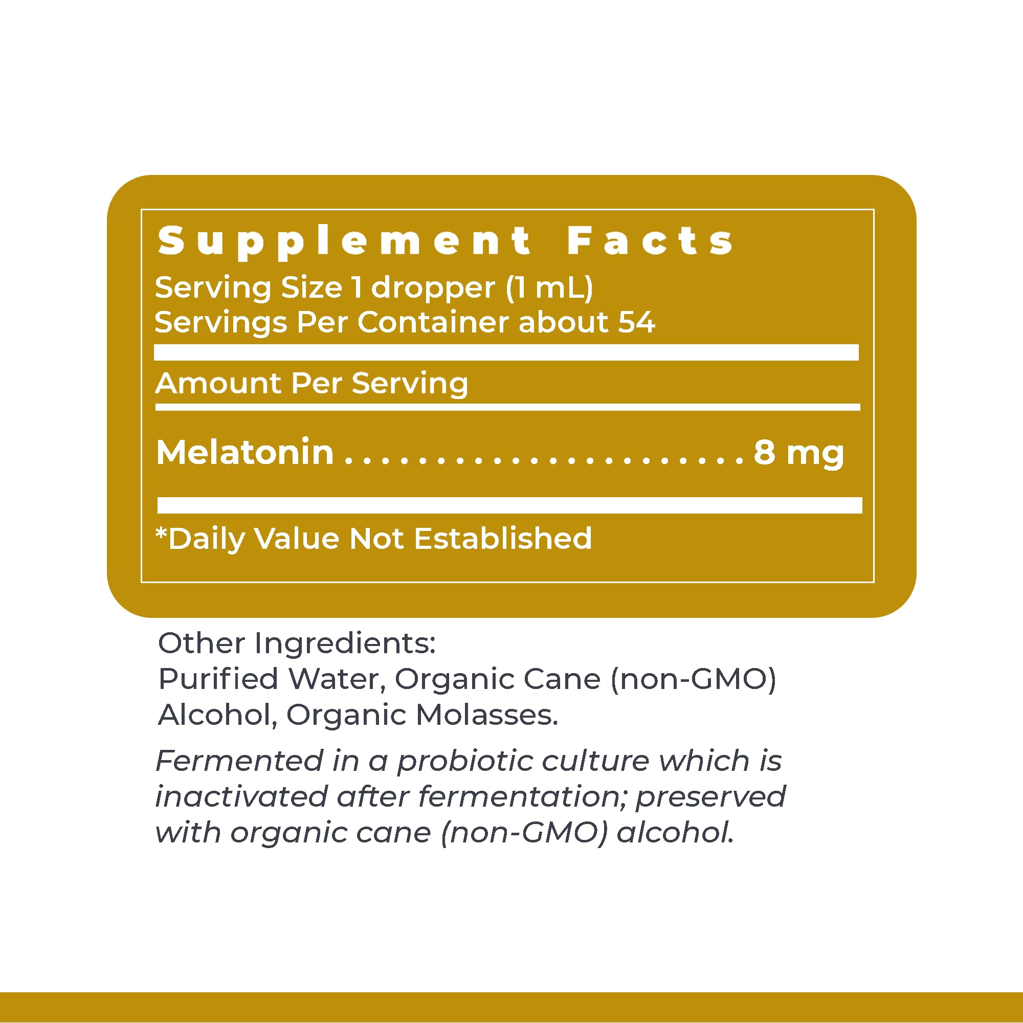 Premier Research Labs Melatonin-ND - Fermented Melatonin - Immunity Supplement - Probiotic-Cultured Melatonin - Liquid Melatonin - Pure Vegan - Organic Ingredients - 2 fl oz - 54 Servings
