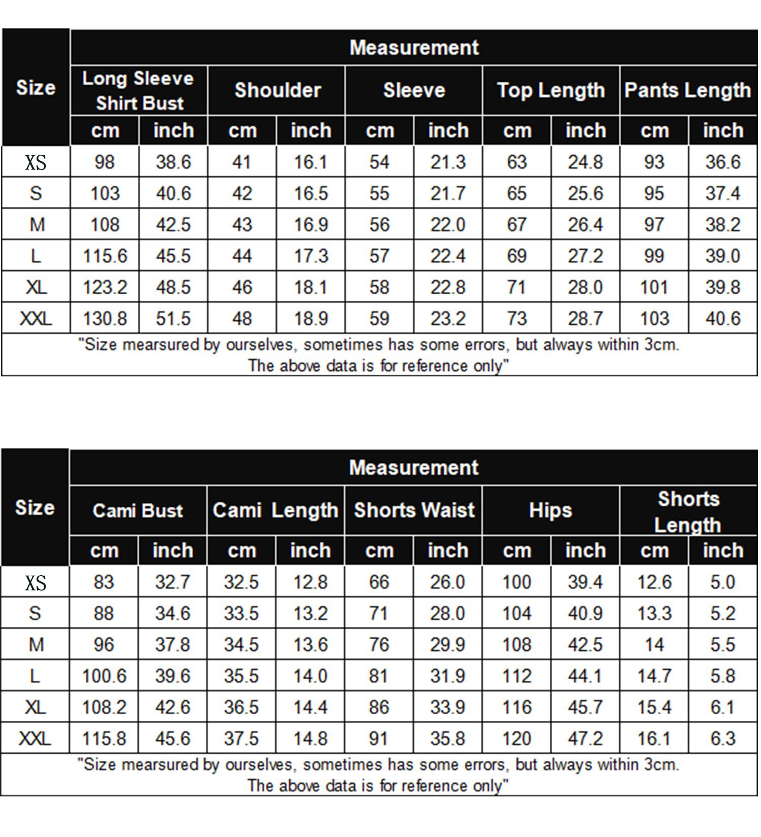 SWOMOG Women Satin Pajamas 4pcs Pajama Set Sexy Cami Shorts Set and Button Down Long Sleeve Pjs Loungewear Sleepwear Black,Small