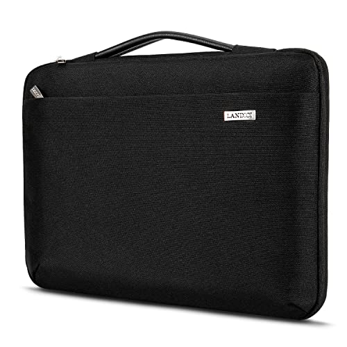 LANDICI Laptop Case Sleeve 11 11.6 12 Inch,360°Protective Tablet Cover Bag Compatible for Surface Pro 9 8 7/Laptop Go 2 3,MacBook Air 11,Mac 12,HP Acer Lenovo Samsung Chromebook,Black