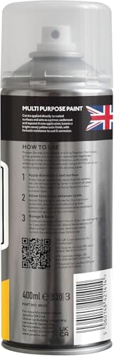 JENOLITE Directorust Satin Spray Paint | CANARY YELLOW | 400ml (13.52fl oz) | Semi-Gloss Spray Paint | Wood, Metal, Plastic, Ceramic & Rusted Surfaces | Interior & Exterior Use | RAL10018