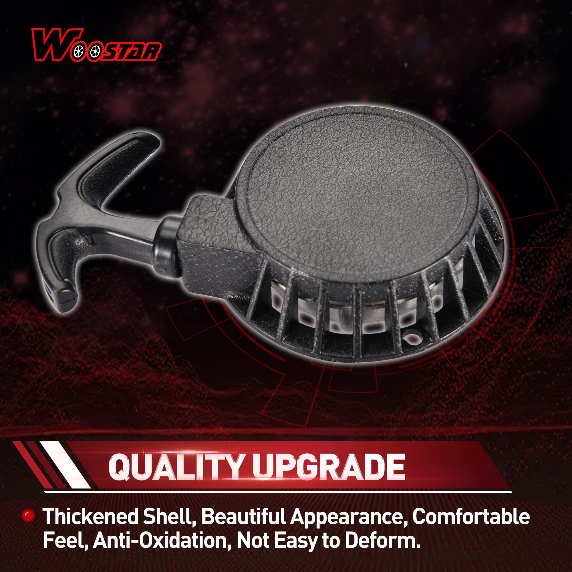 WOOSTAR Recoil Pull Starter Replacement for 2 Stroke 47cc 49cc 50cc Mini Pocket Bike Dirt Pit Bike