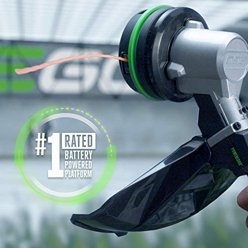 EGO Power+ ST1520 15-Inch 56-Volt Cordless String Trimmer with POWERLOAD and Carbon Fiber Straight Shaft - Battery and Charger Not Included, Black