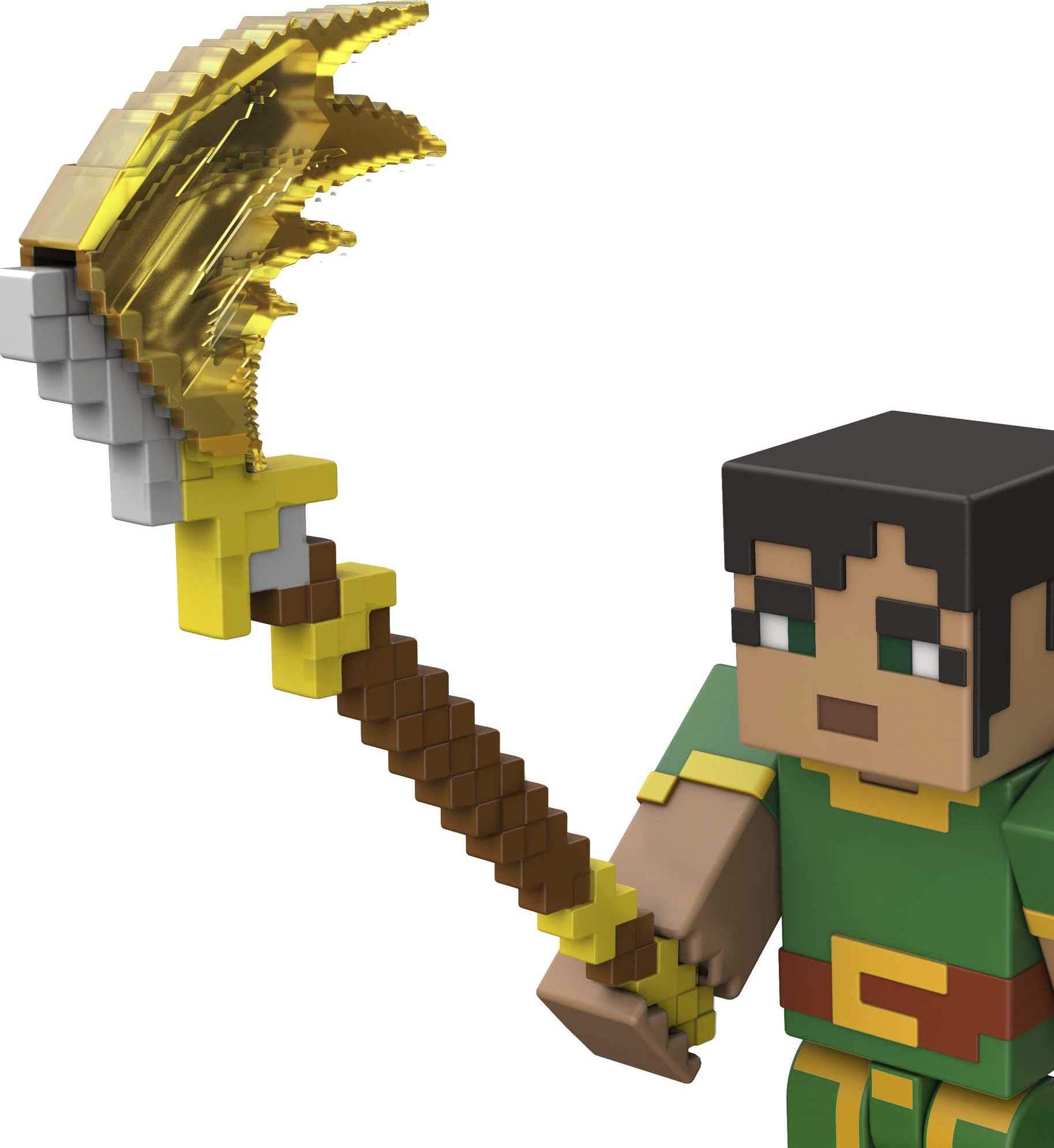 Mattel Minecraft Dungeons 3.25-in Collectible Battle Figure and Accessories, Based on Video Game, Imaginative Story Play Gift for Boys and Girls Age 6 and Older