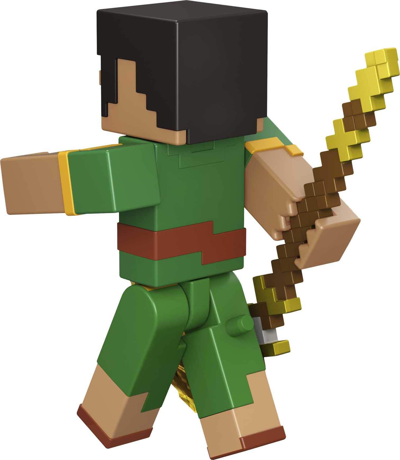 Mattel Minecraft Dungeons 3.25-in Collectible Battle Figure and Accessories, Based on Video Game, Imaginative Story Play Gift for Boys and Girls Age 6 and Older