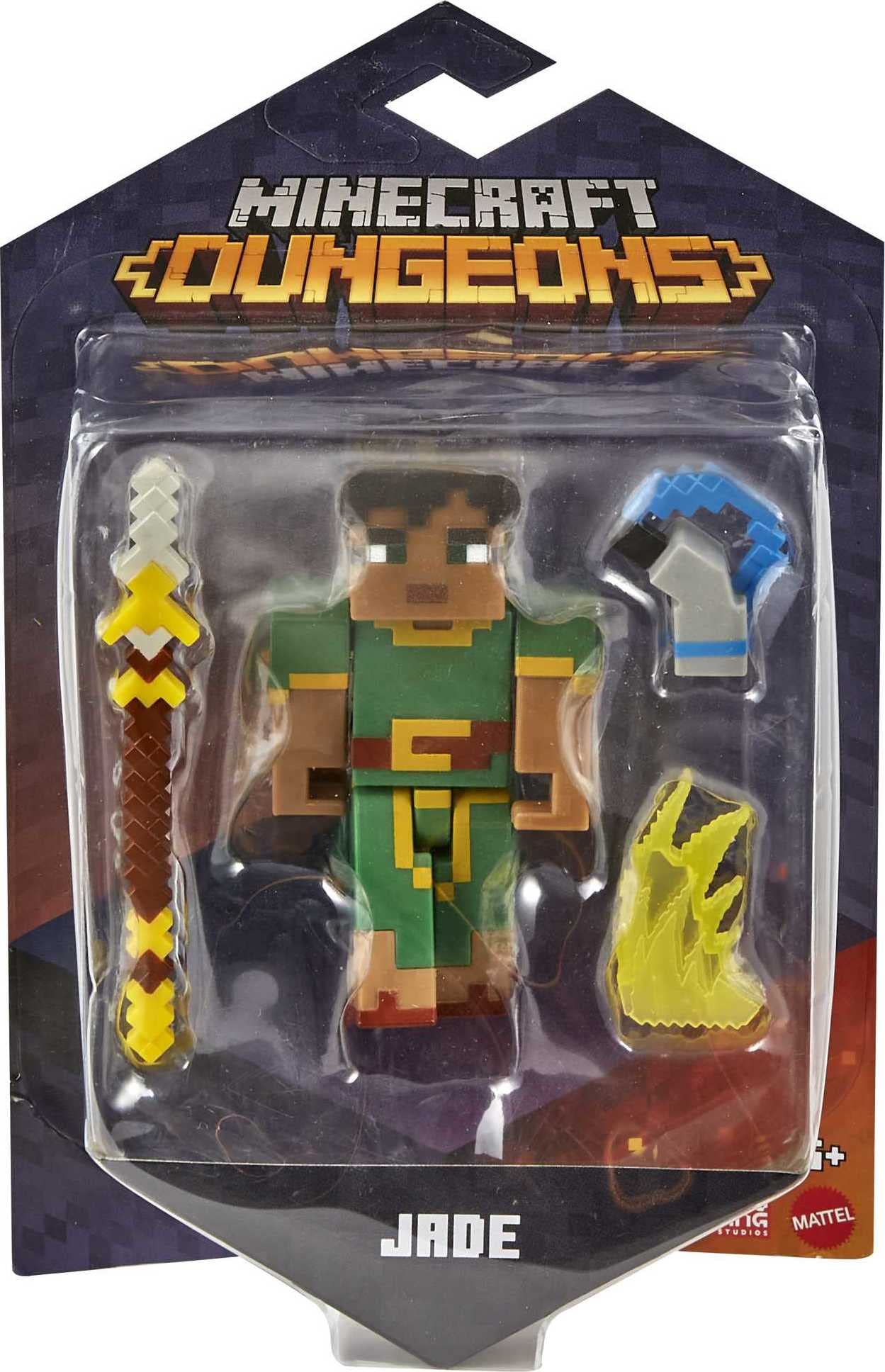 Mattel Minecraft Dungeons 3.25-in Collectible Battle Figure and Accessories, Based on Video Game, Imaginative Story Play Gift for Boys and Girls Age 6 and Older