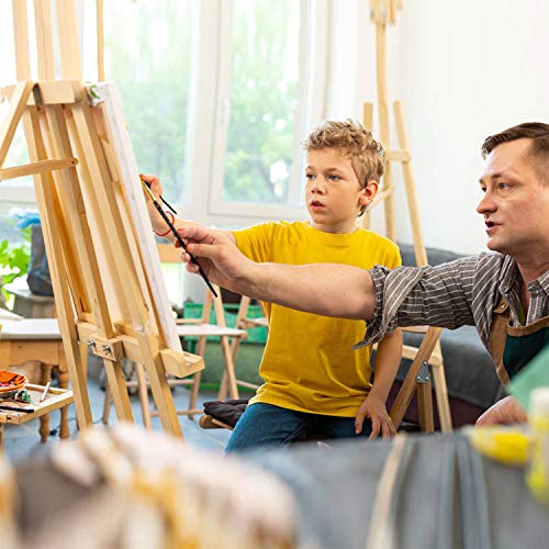 8Pack Wooden Easel,16"Easel Stand,Easel for Painting canvases, Art, Crafts, Tripod, Painting Party. (4)