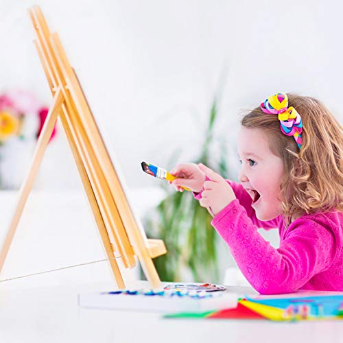 8Pack Wooden Easel,16"Easel Stand,Easel for Painting canvases, Art, Crafts, Tripod, Painting Party. (4)