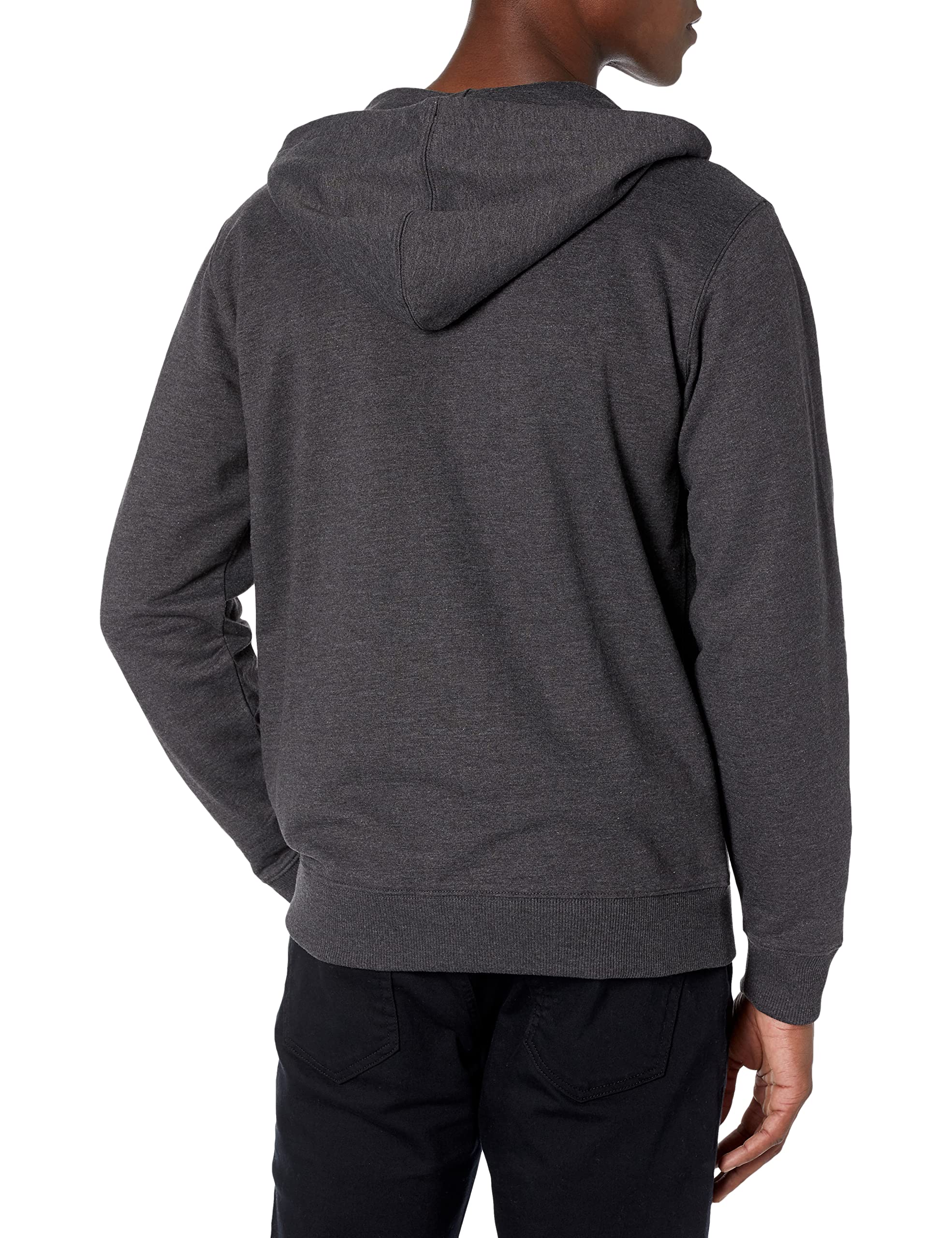 Billabong mens Classic Premium Full Zip Fleece Hoodie Hooded Sweatshirt, Black Texture, Medium US