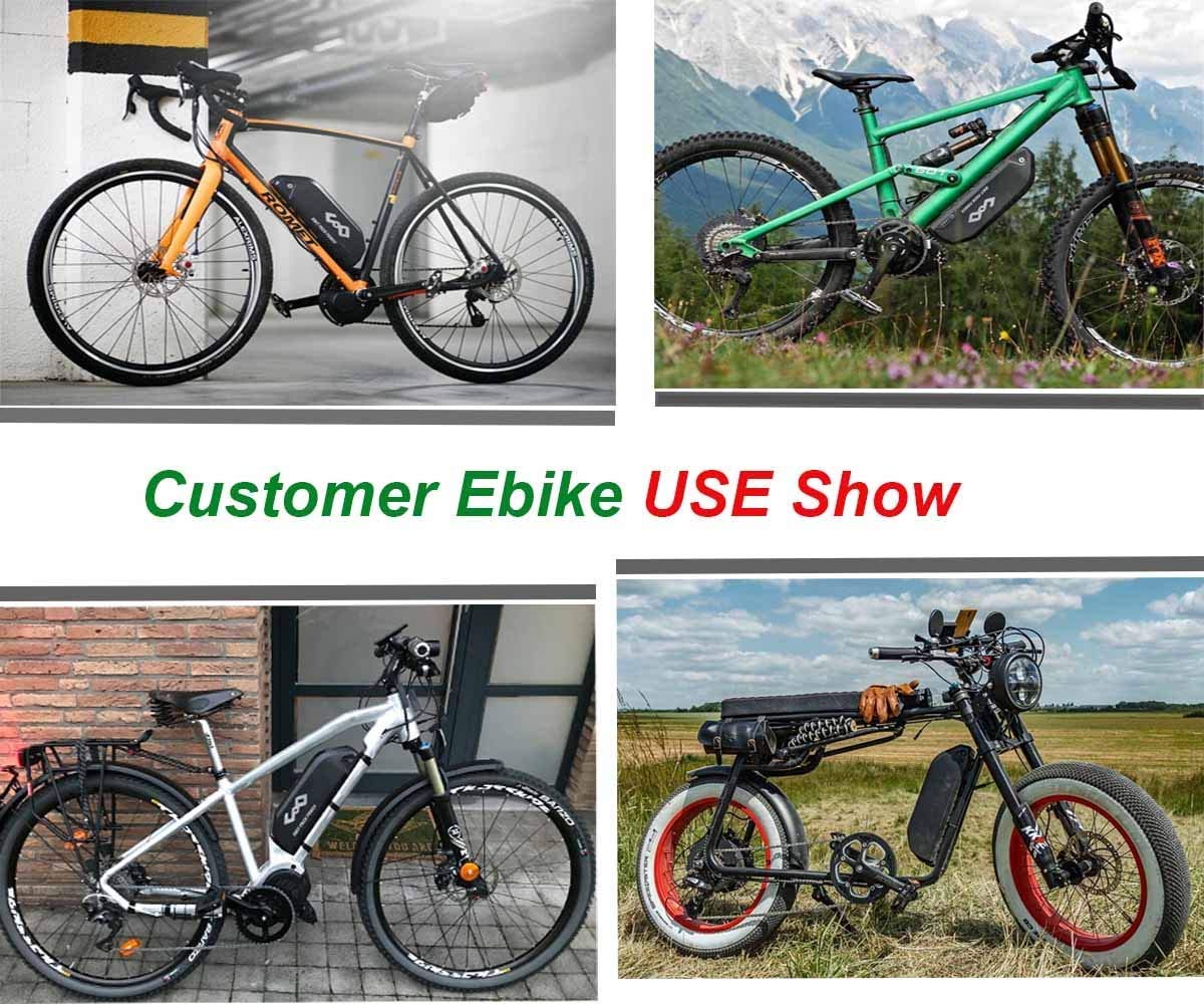 Unit Pack Power 48V Bike Battery - Polly Battery for 1000W 750W 500W Ebike/Electric Bicycle Bafang Tongsheng and Other Bike Conversion Kit(13Ah)