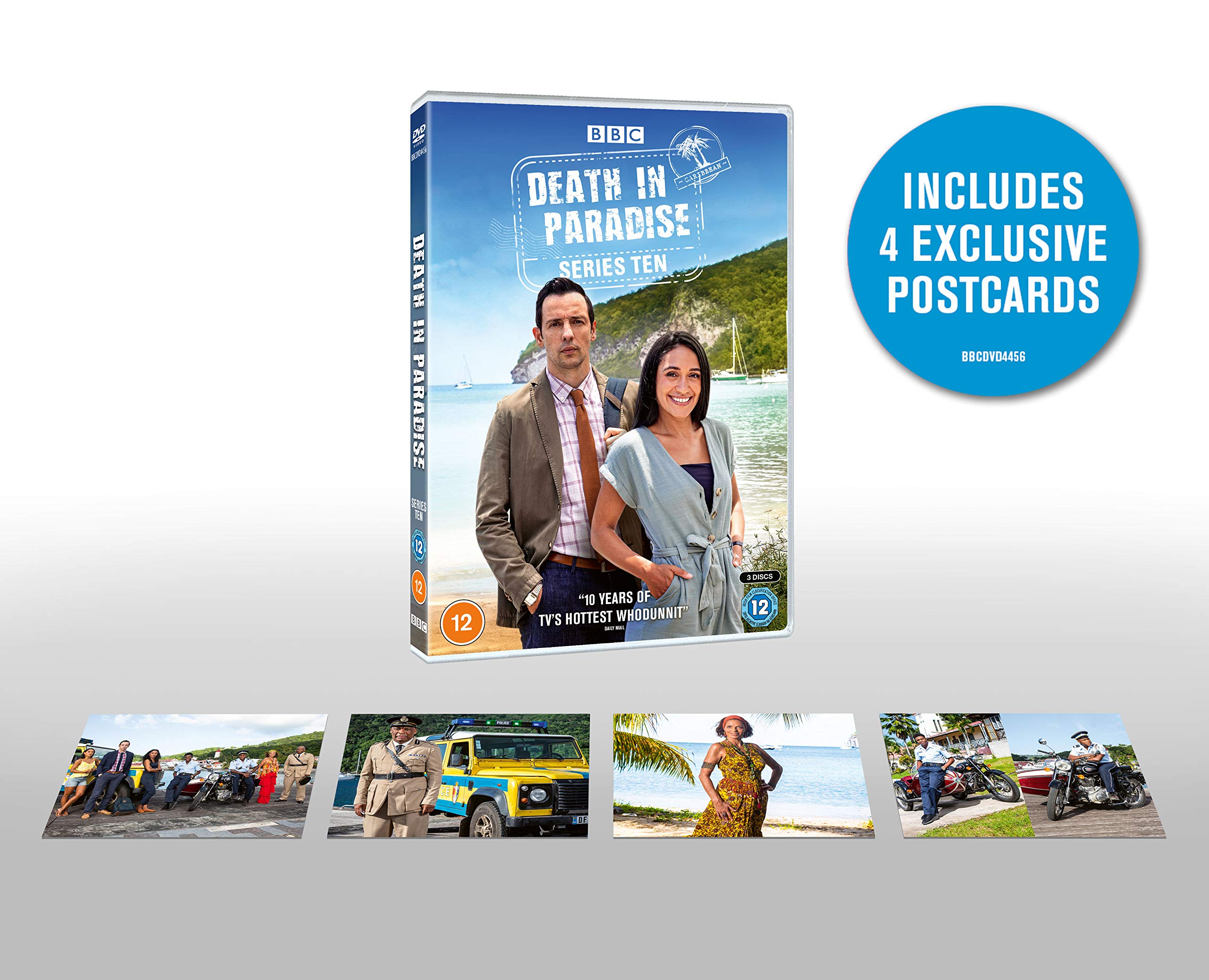 Death In Paradise - Series 10 (Includes 4 Exclusive Postcards) [DVD] [2021]