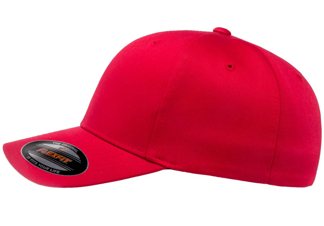1973-91 K5 Blazer 4x4 Truck Outline Design Flexfit 6277 Athletic Baseball Fitted Hat Cap red L/XL