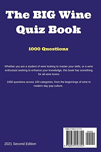 The Big Wine Quiz Book: 1000 Questions across 100 Categories