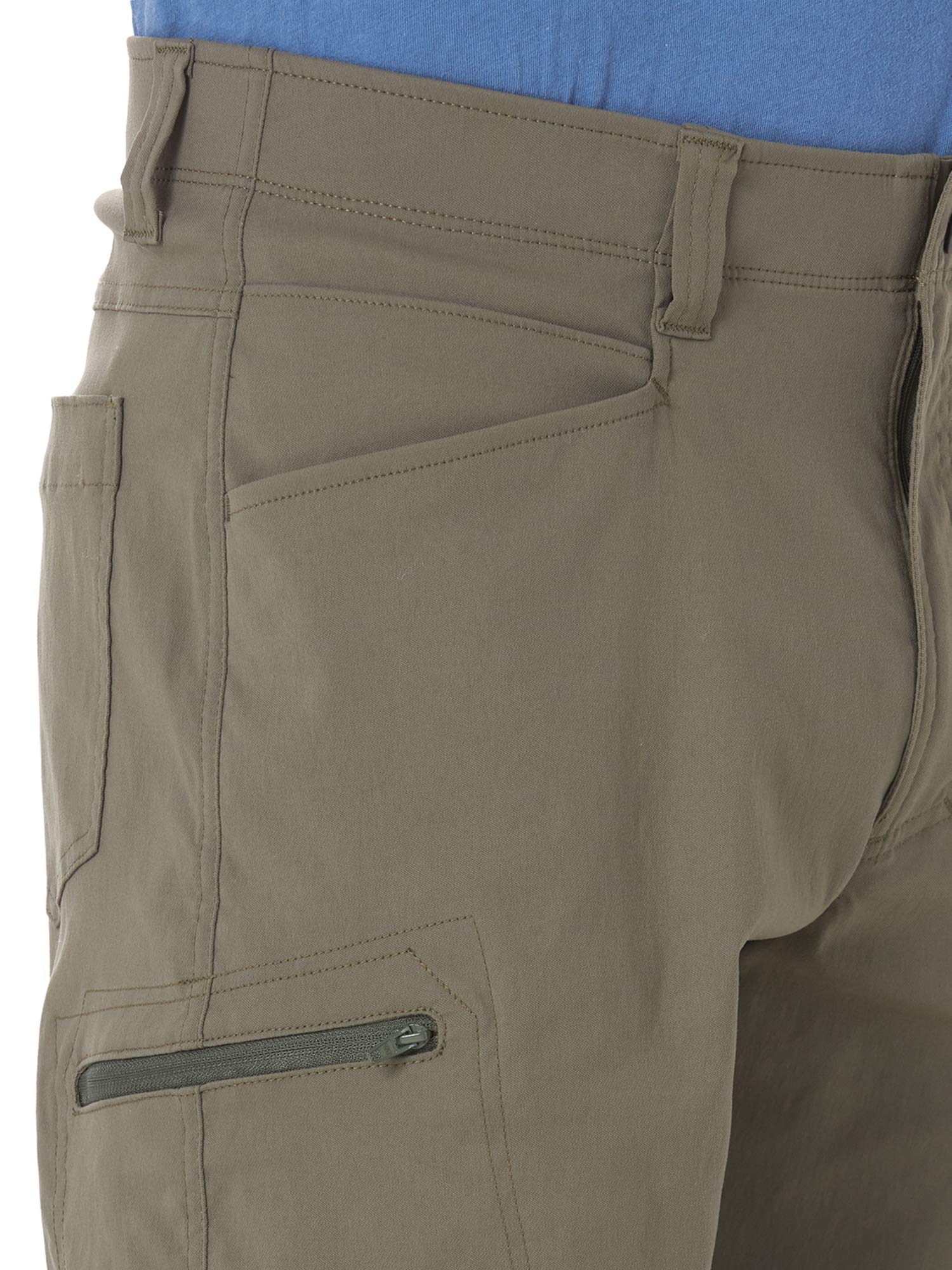 Wrangler Authentics Men's Performance Comfort Flex Cargo Short, Earth Green, 42