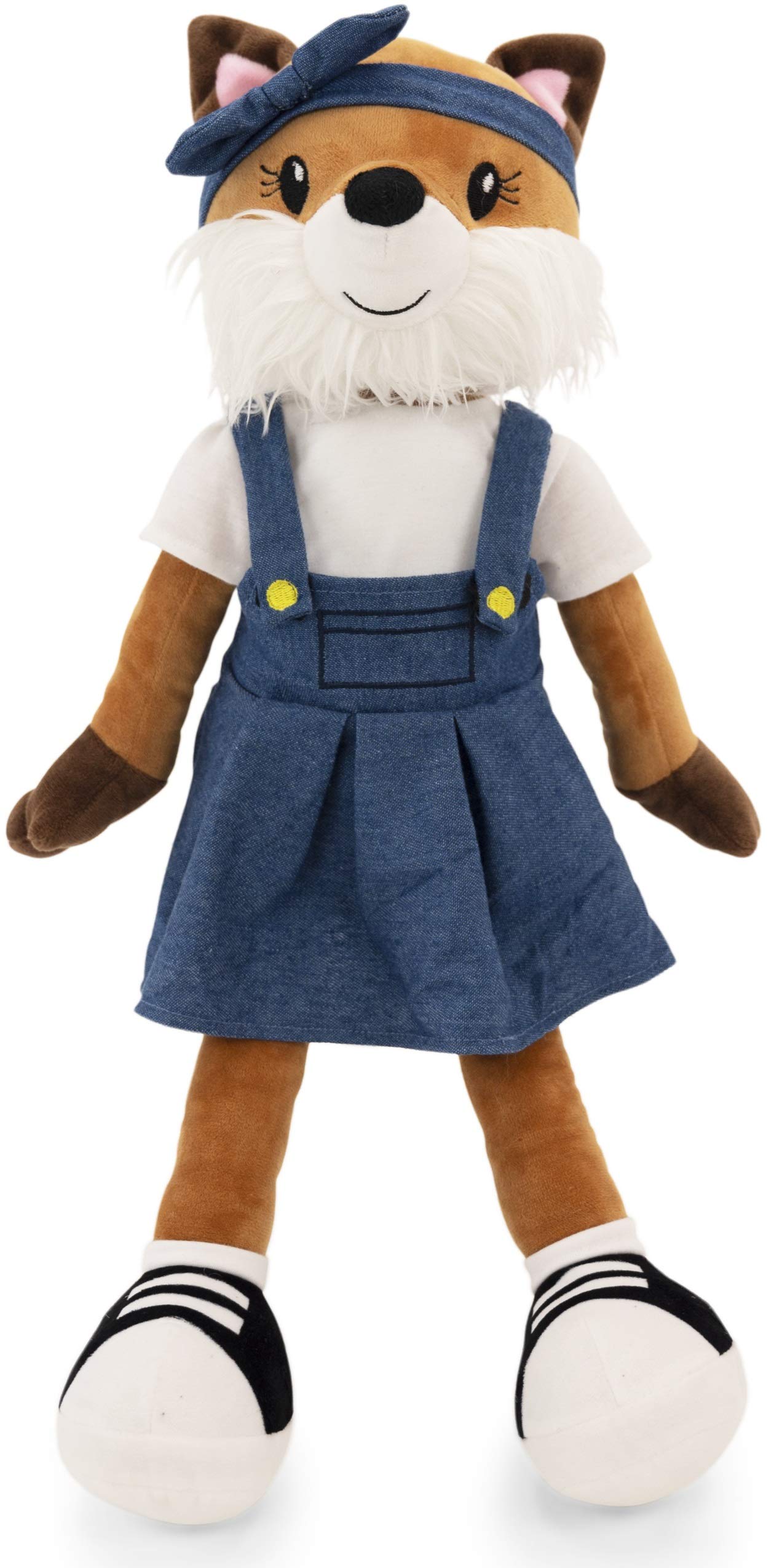 Plushible Soft Baby Doll, 18 Inch Fox - Plush Rag Doll with 2 Clothing Sets, My First Plush Toy for Girls, Boys & Infants, Soft Baby Stuffed Toy, Adorable Companion for 1 Year Old & Up