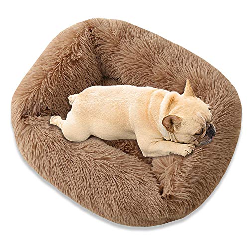 YITON Pet Bed Morandi Blue Plush Square Pet Beds For Small Medium Large Dogs Super Soft Winter Warm Sleeping Mats For Cats 1Pcs L