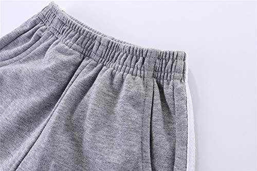 Mud Kingdom Little Boys Jogger Suits Casual Long Sleeve Orange Size 7-8