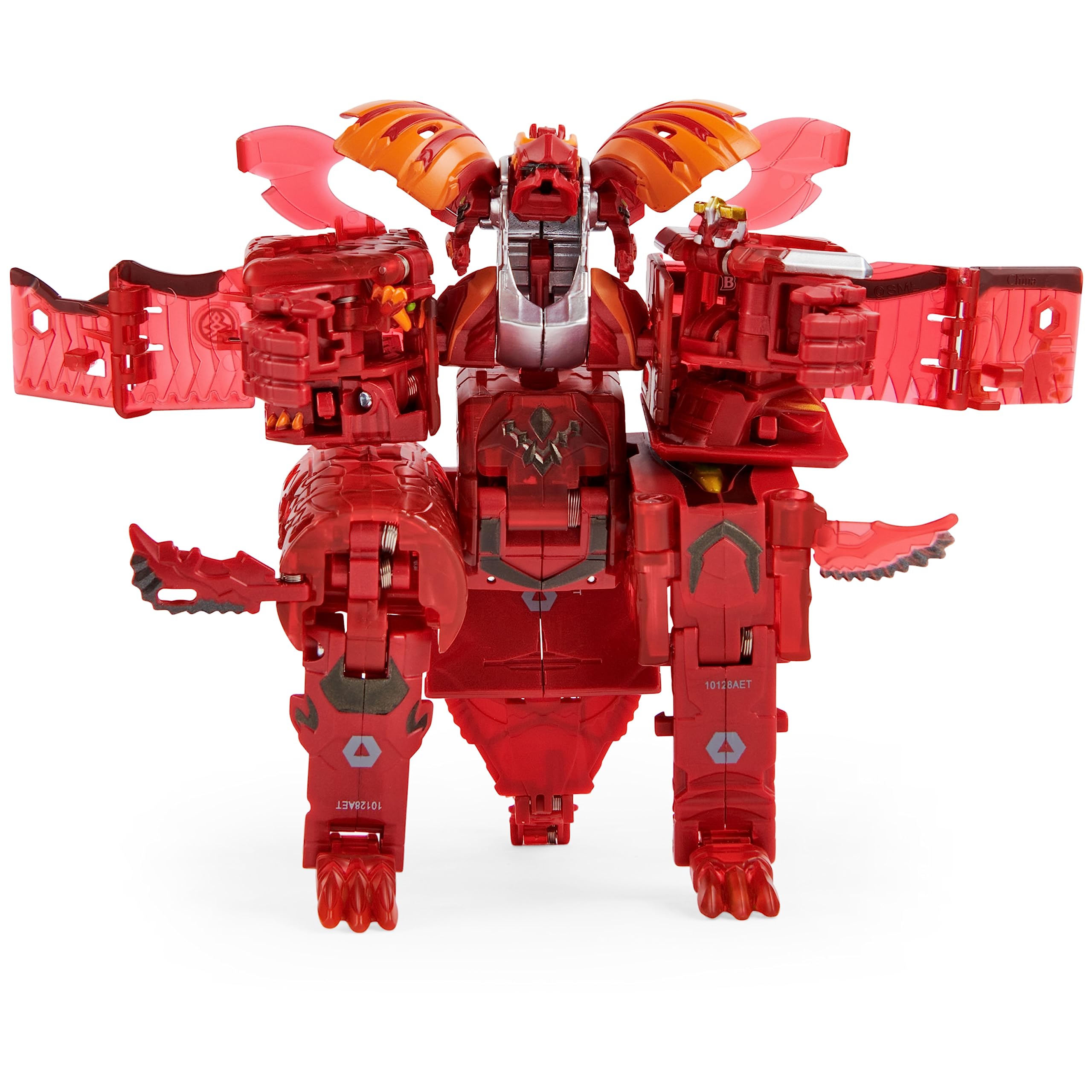 Bakugan GeoForge Dragonoid, 7-in-1 Includes Exclusive True Metal Dragonoid and 6 Geogan Collectibles, Kids Toys for Boys