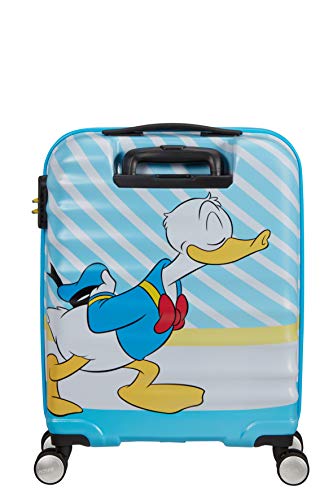 American Tourister Unisex Adult Spinner S (55 cm-36 L), Multicolour (Donald Blue Kiss)