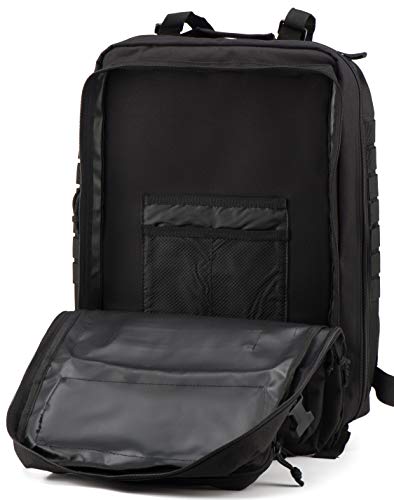 Military Tactical Backpack Daypack Molle Bag 3 Day Assault Pack Bug Out Bag Men 45L Large