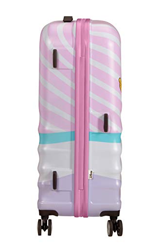 American Tourister suitcases Unisex Adult Spinner M (67 cm-64 L), Multicolour (Daisy Pink Kiss)