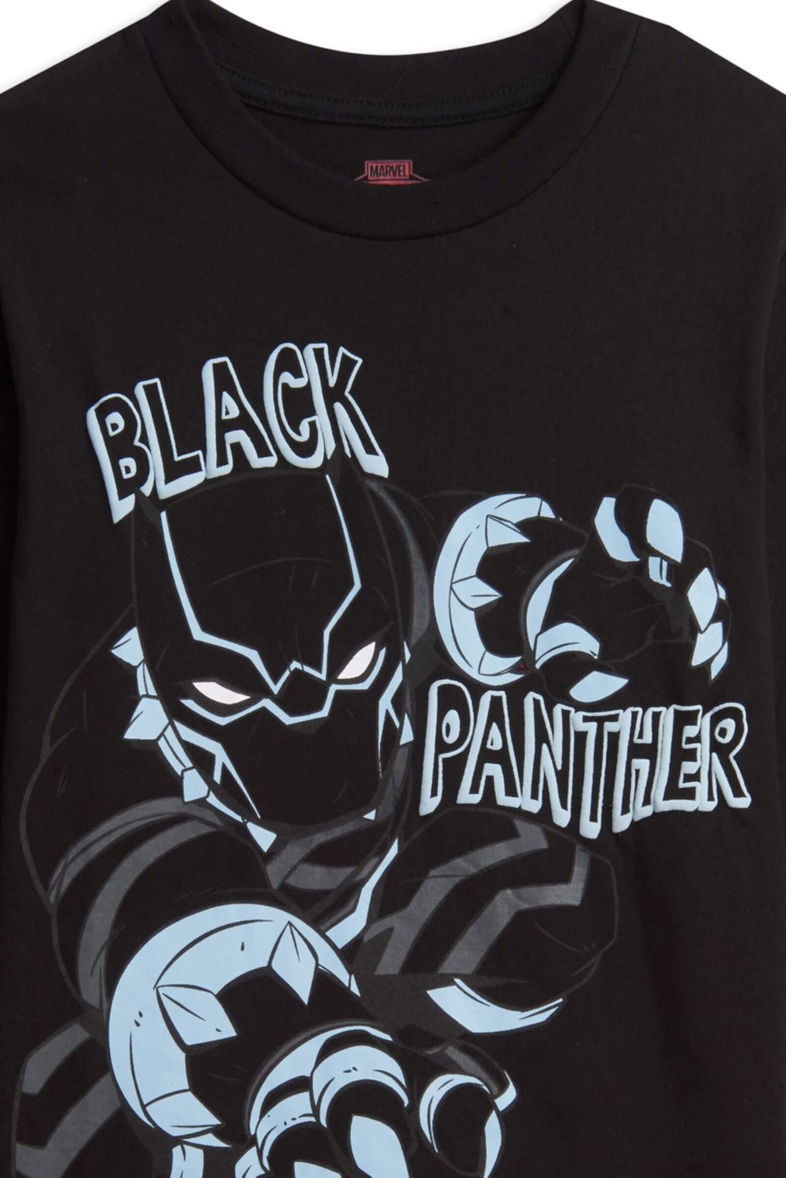 Marvel Avengers Hulk Black Panther Spider-Man Little Boys 3 Pack T-Shirts Multicolored 7-8