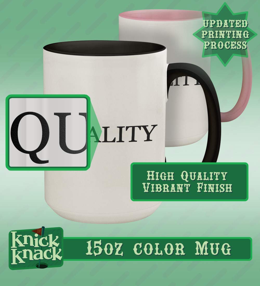 got availment? - 15oz Ceramic Colored Handle and Inside Coffee Mug Cup, Black
