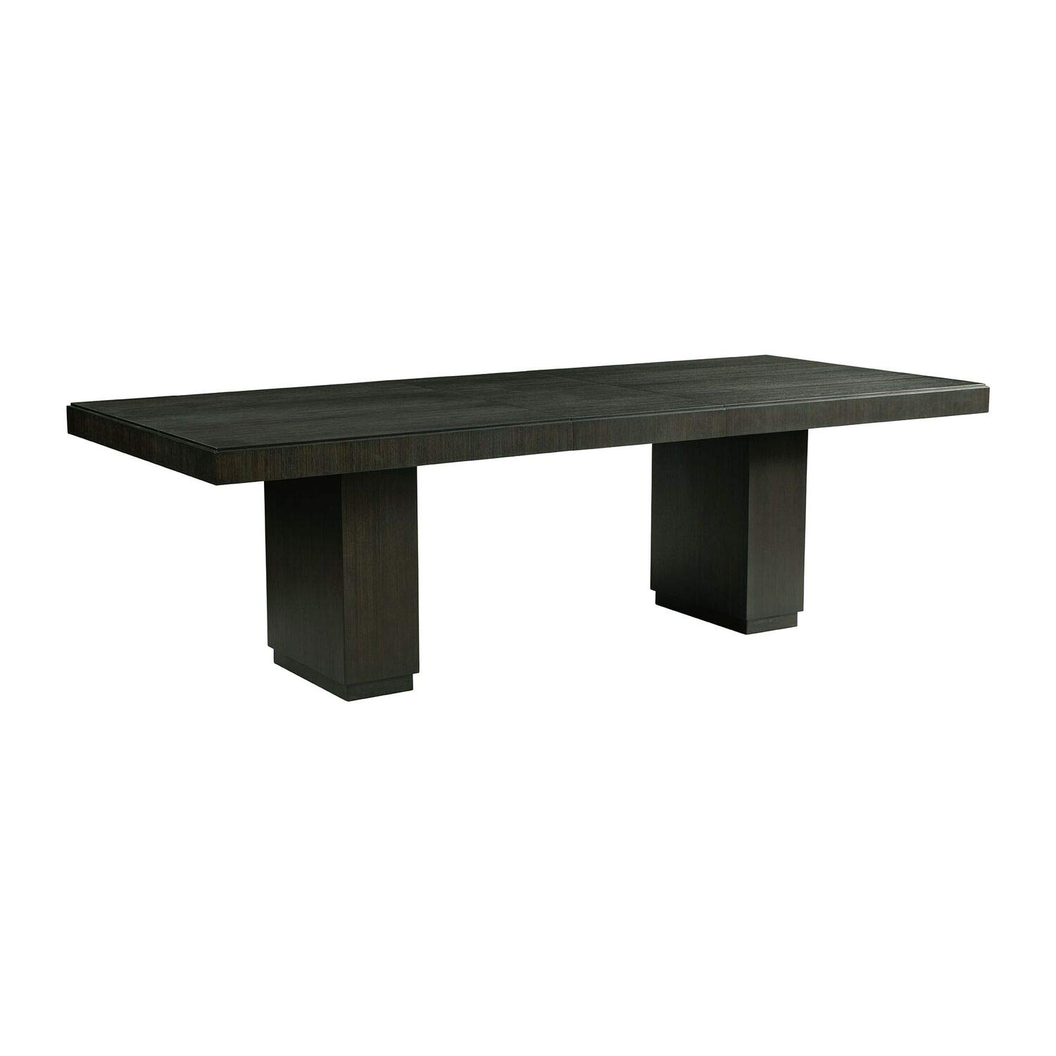 Picket House Furnishings Holden 42" x 79" Transitional Rectangle Wood Standard Height Dining Table, Thick Table Top, Thick Legs, Assembly Required, in Black Finish