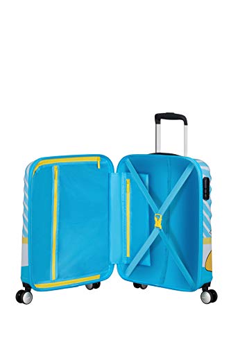 American Tourister Unisex Adult Spinner S (55 cm-36 L), Multicolour (Donald Blue Kiss)