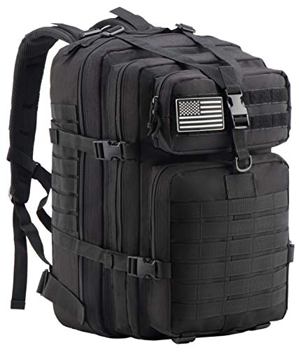 Military Tactical Backpack Daypack Molle Bag 3 Day Assault Pack Bug Out Bag Men 45L Large