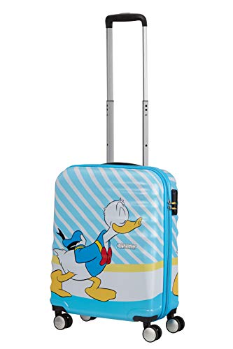 American Tourister Unisex Adult Spinner S (55 cm-36 L), Multicolour (Donald Blue Kiss)