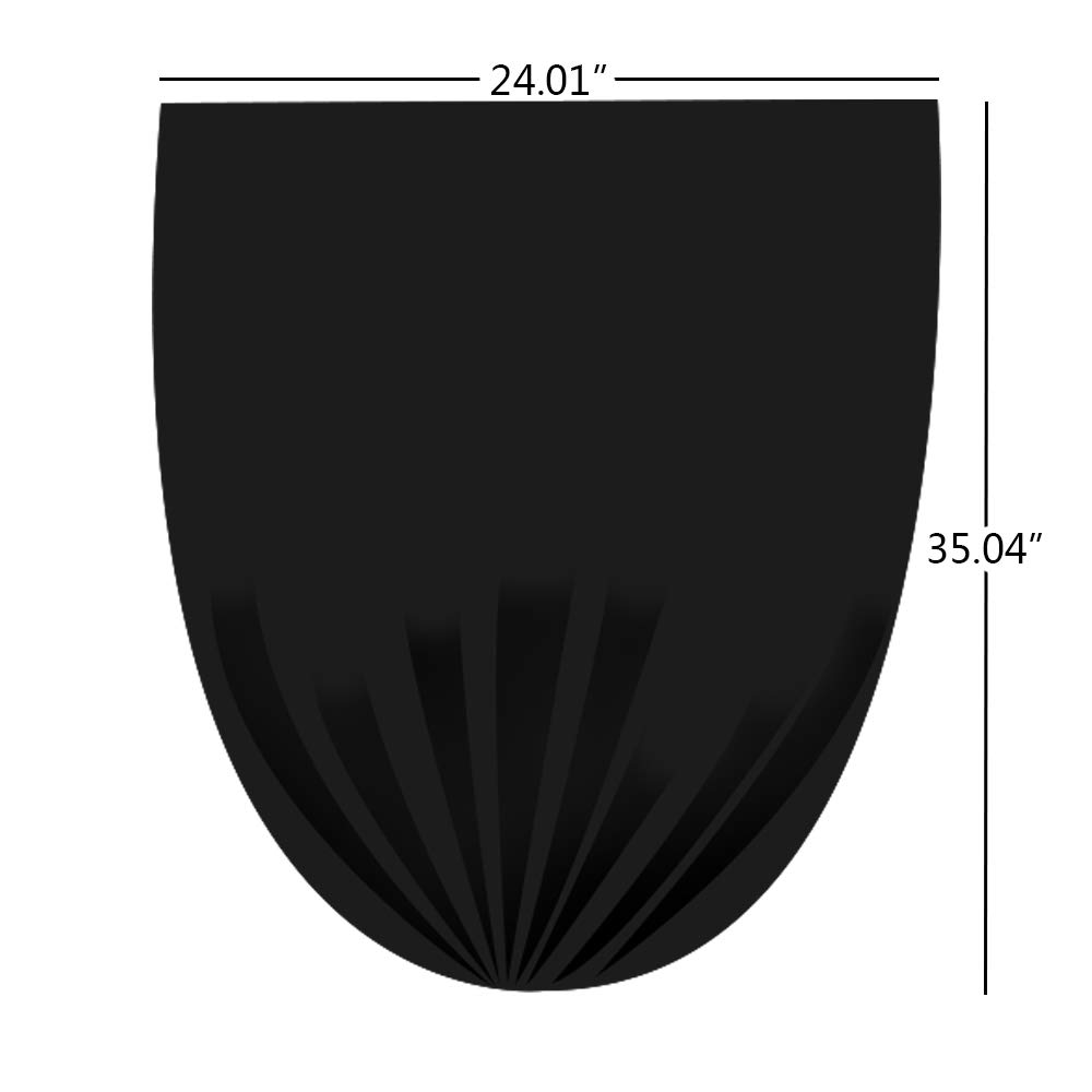 Gloreen Small Trash Bag, 2.6 Gallon Black Unscented Leakproof Garbage Liners(6 Rolls, 150Counts)
