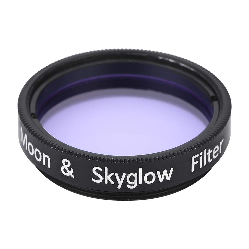 Eyepiece Filter,1.25 Inch Sky Glow & Moon Filter Telescope Accessories for All 1.25 Inch Astronomical Telescope Eyepiece, Cuts Light Pollution