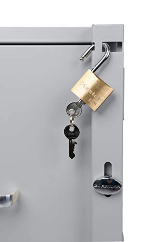 Guardianite File Cabinet Locking Bar. Fits 2 Drawer File Cabinets. Includes Cobalt Drill Bit. (Gray)
