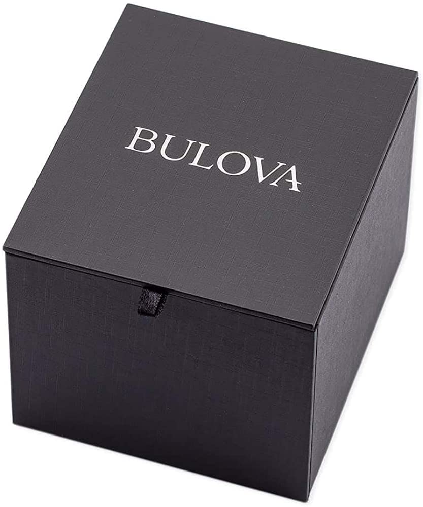 Bulova Men's Marine Star Series B Gray Ion Plated Stainless Steel 6-Hand Chronograph Quartz Watch, Red Dial Style: 98B350