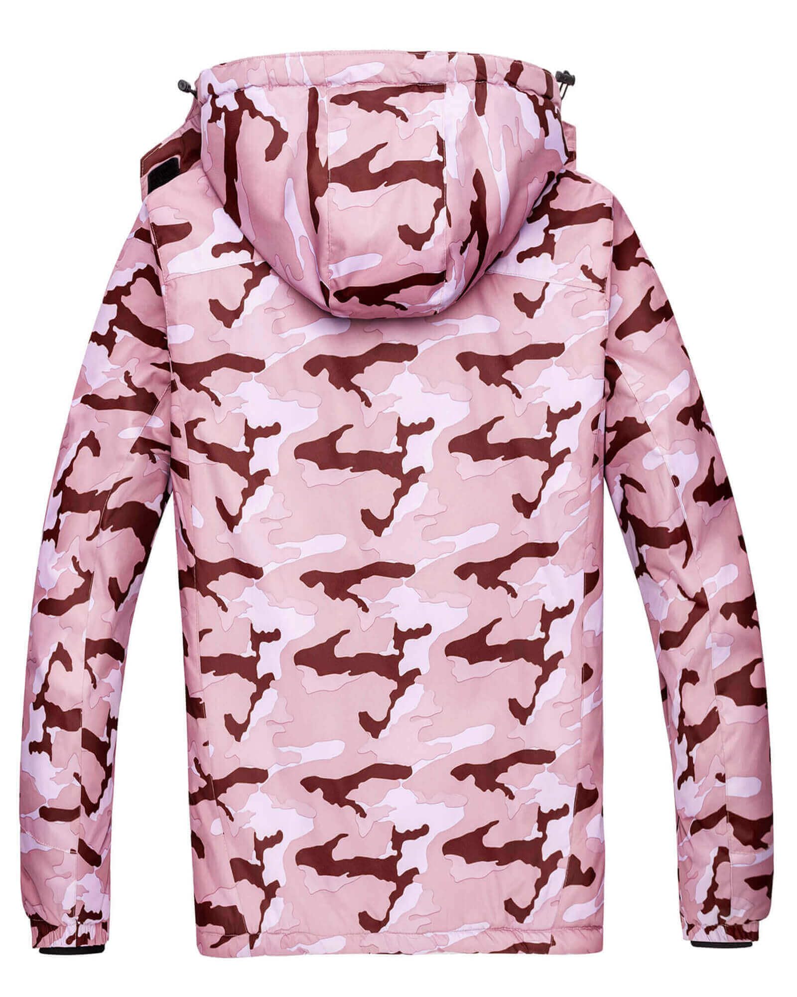 WULFUL Women’s Waterproof Snow Ski Jacket Mountain Windproof Winter Coat with Detachable Hood