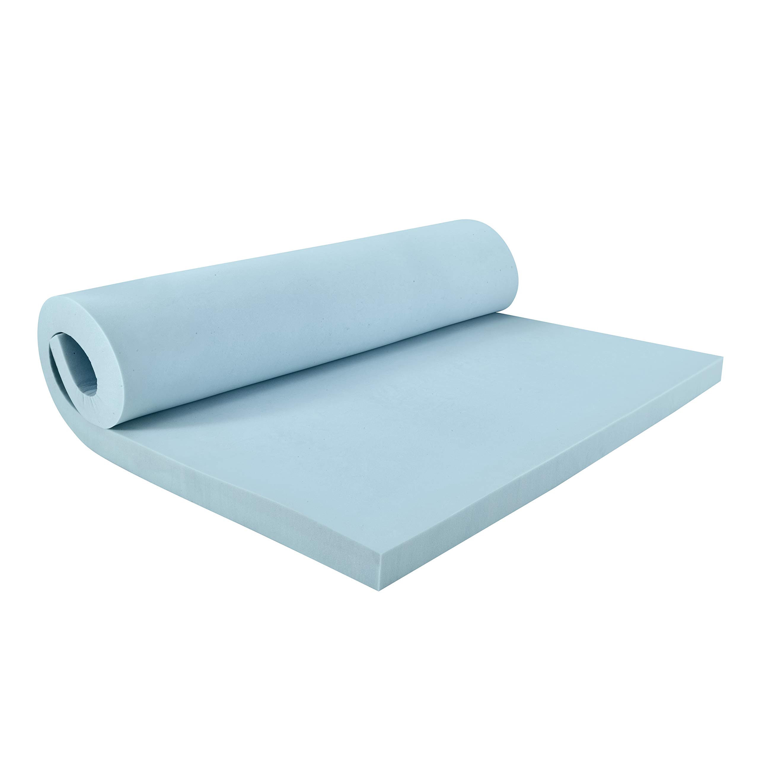 Sealy TrueForm 3" Memory Foam Mattress Topper, Full, Blue
