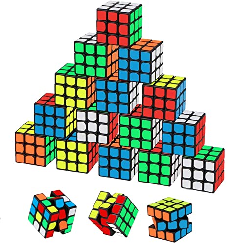 Mini Cube Puzzle Party Favors for Kids, Libay 20 Pack Magic Cube Party Puzzle Game Toys Classroom Rewards and School Prize for Students, Stress Relief Toys Goody Bag Filler Birthday Giftβ¦