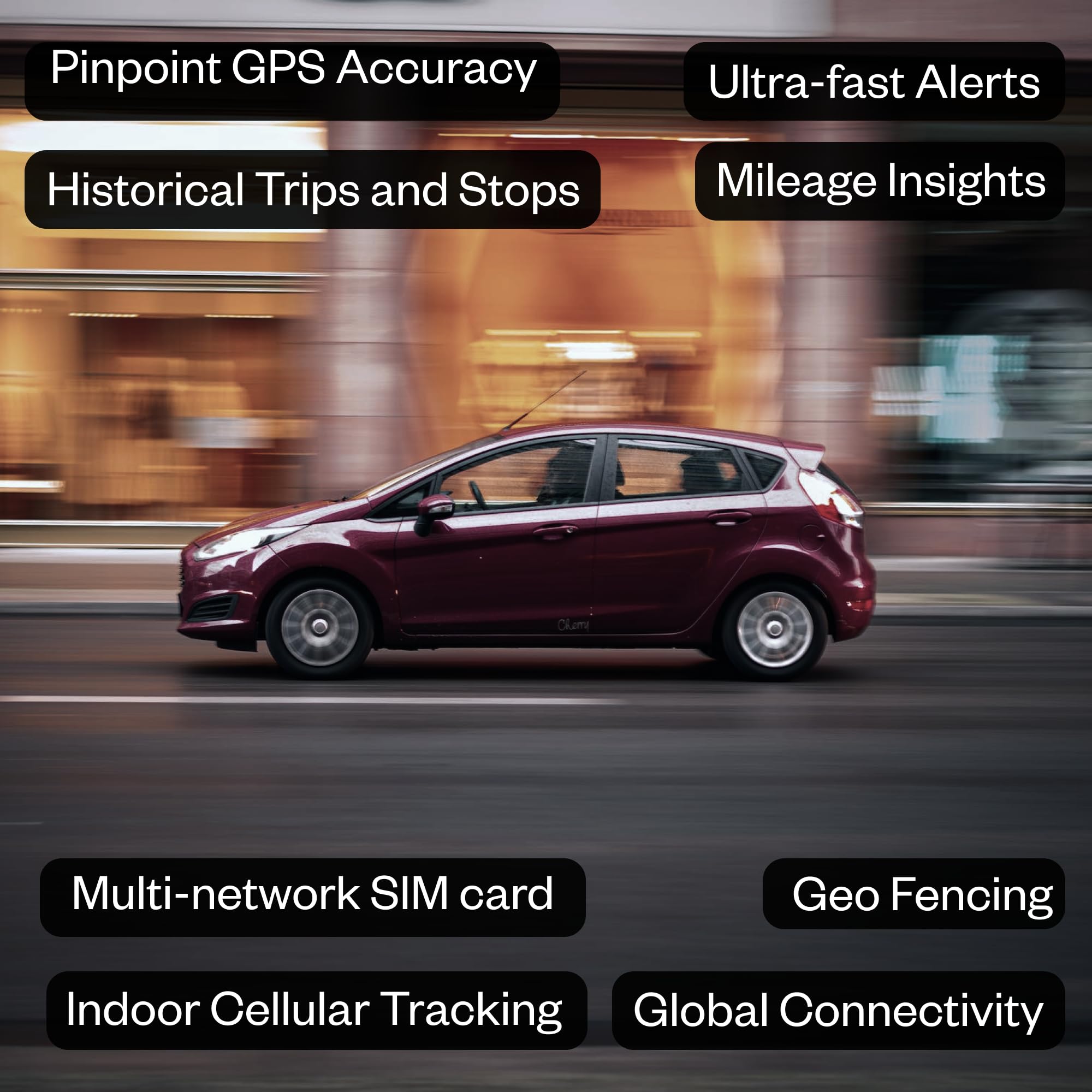 Spytec Anti-Theft Plug-in Car GPS Tracker, Real-Time 5 Second Updates, Ignition On/Off Alerts, Vehicle Movements, Personal & Work Car Monitoring | Unlimited US & Worldwide Tracking App - Low Cost Plan