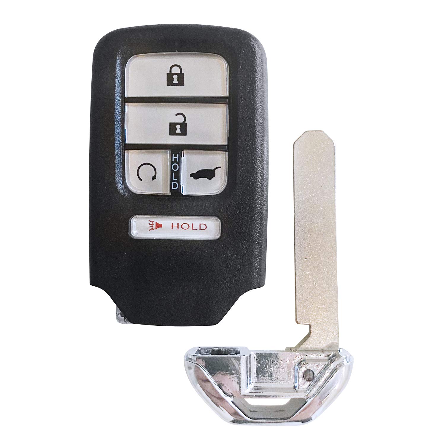 Smart Car Key Fob for 2016 2017 2018 2019 Honda Pilot CR-V Civic 5 BUTTON FCCID: KR5V2X ;by AUTO KEY MAX (SINGLE)