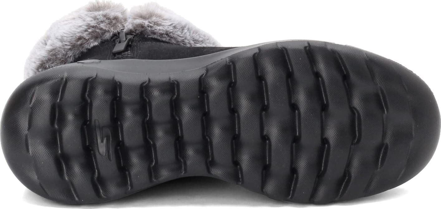 Skechers Women's On-The-Go Joy-Savvy Ankle Boot, Black/Grey, 10